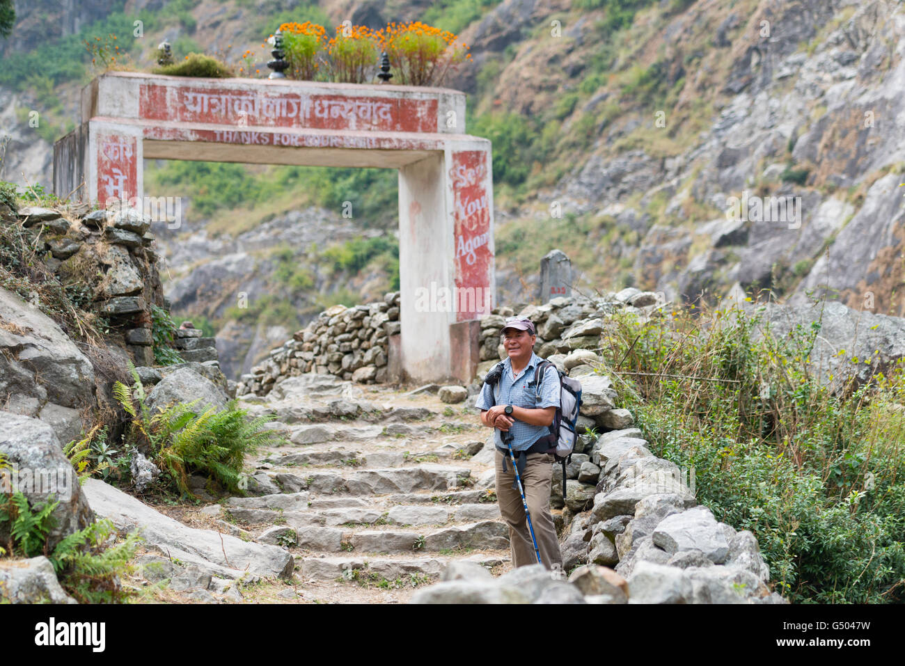 Nepal, Western Region, Dharapani, On the Annapurna Circuit - Day 2 ...