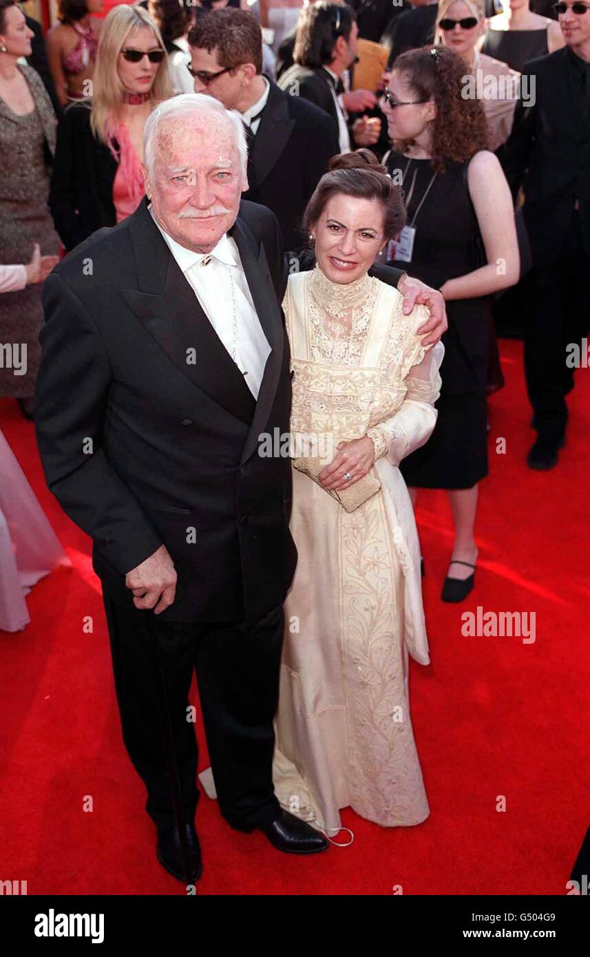 Oscar nominee American actor Richard Farnsworth with girlfriend Jewel ...