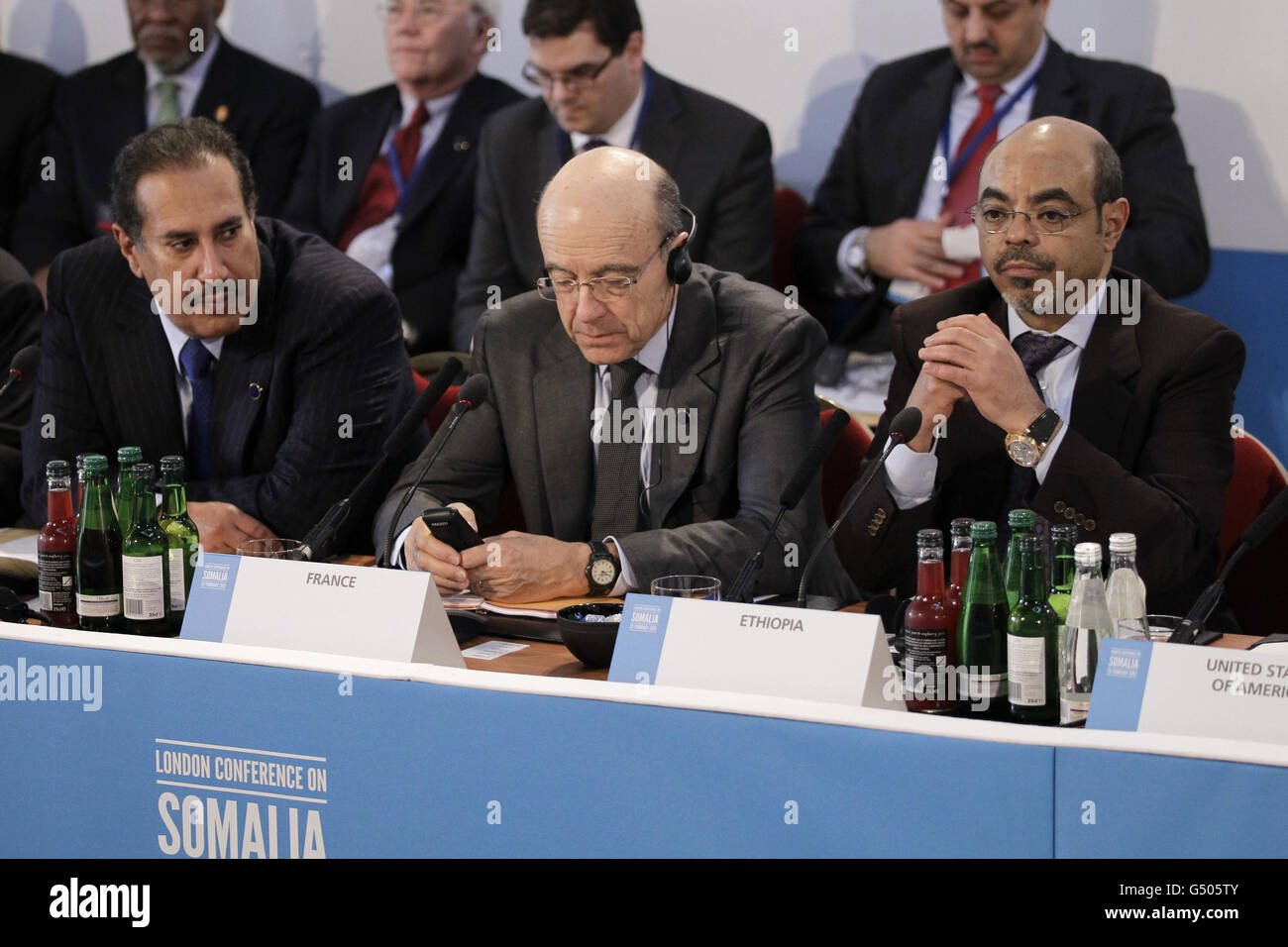 Qatari foreign affairs minister hamad bin jassim hi-res stock ...