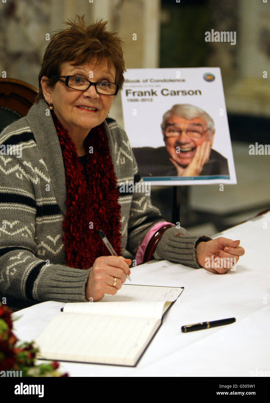 Frank Carson death Stock Photo - Alamy