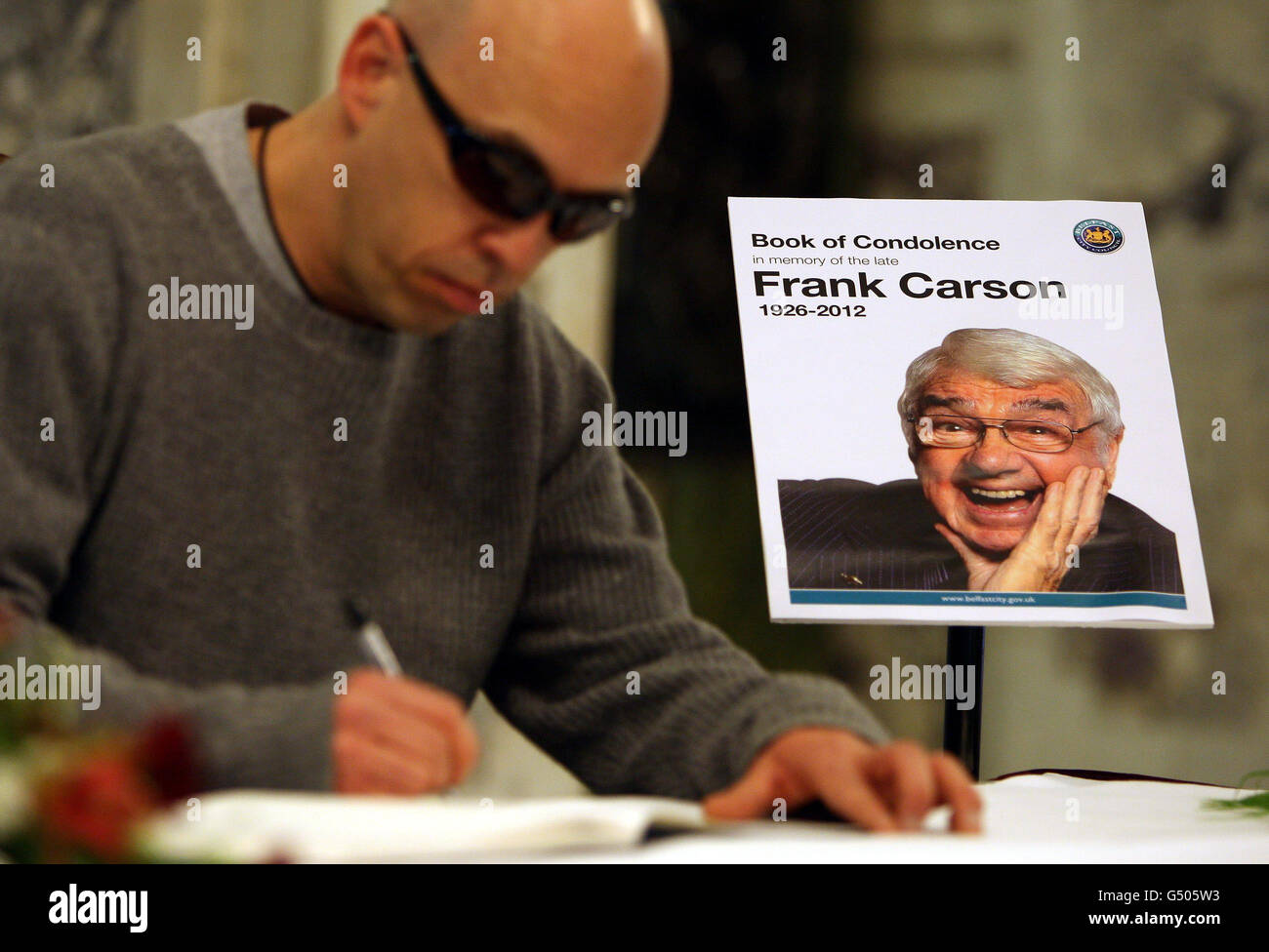 Frank Carson death Stock Photo - Alamy