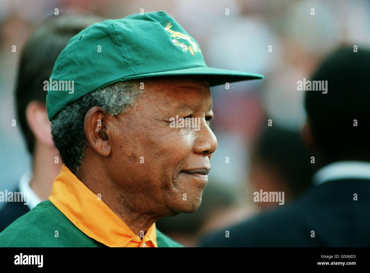 Mandela rugby south africa world cup hi-res stock photography and ...