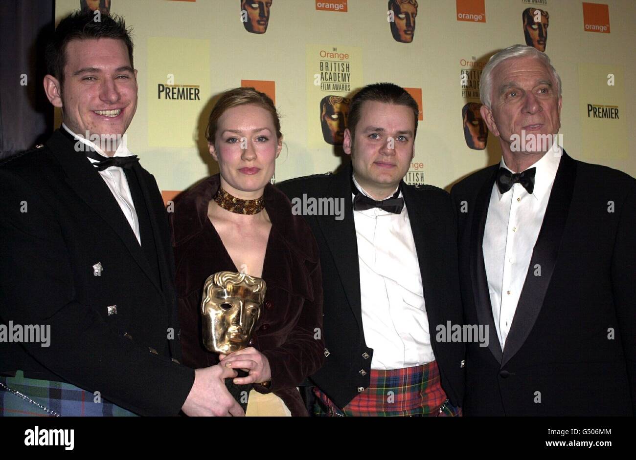 Joern Utkilen, Kara Johnston and Adrian McDowall (L-R) after they ...