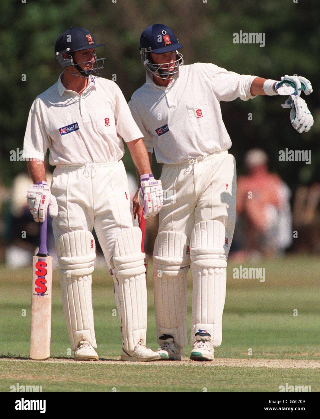 CRICKET. PAUL PRICHARD & MARK WAUGH, ESSEX CCC Stock Photo - Alamy