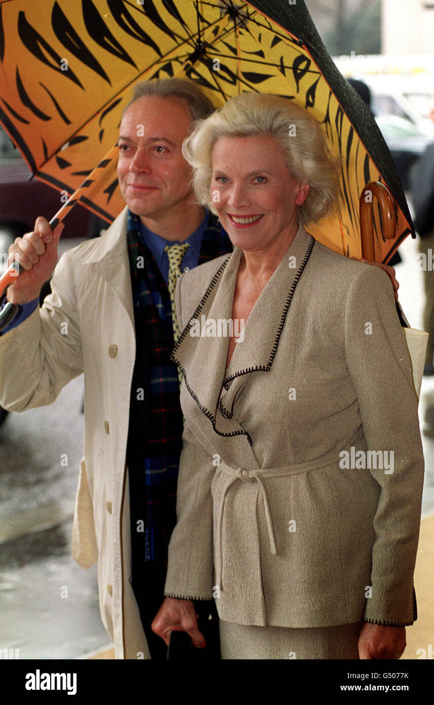 Actors Nicholas Grace and Honor Blackman arriving for The Pride of ...