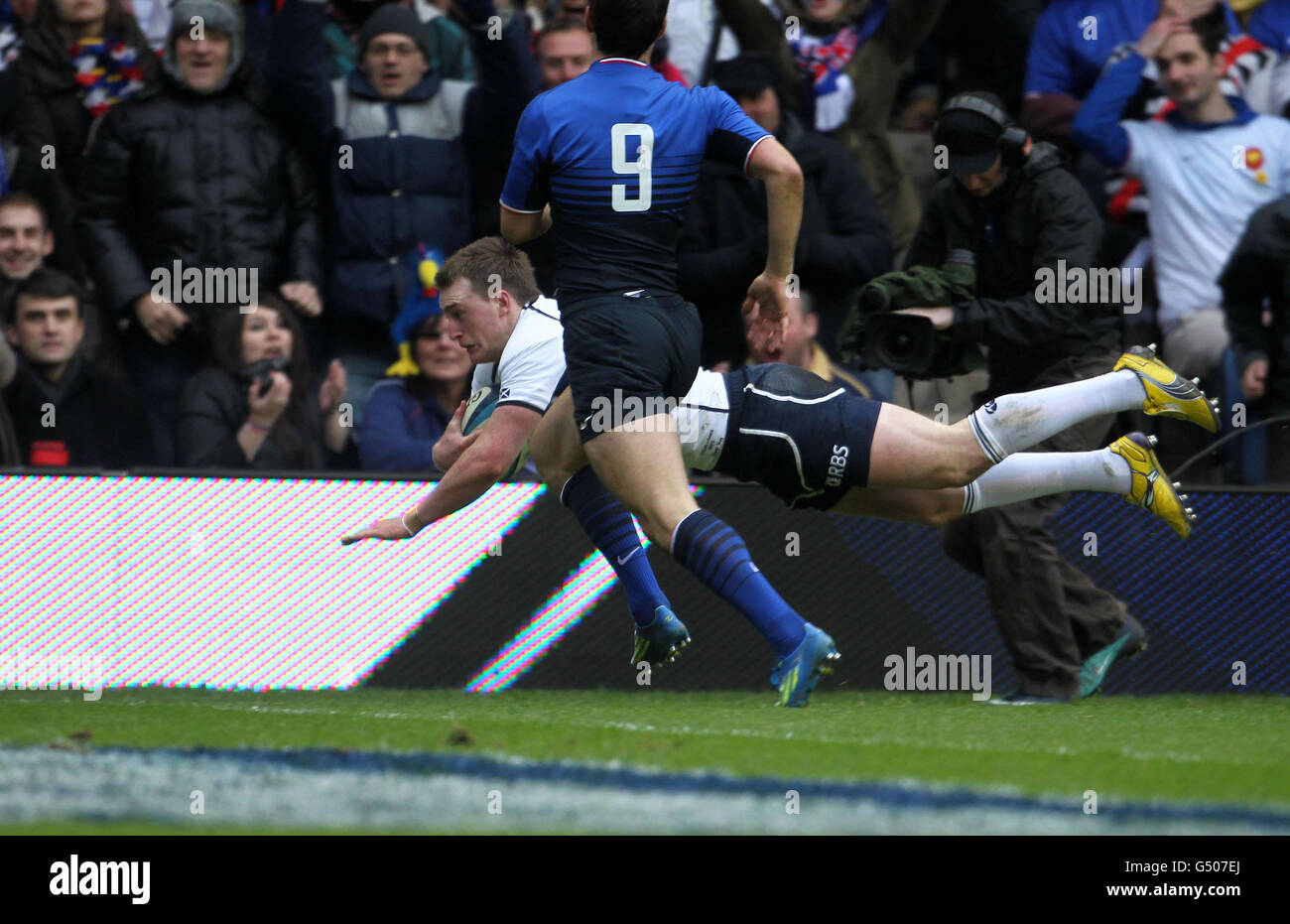 Rugby Union - RBS 6 Nations Championship 2012 - Scotland v France ...