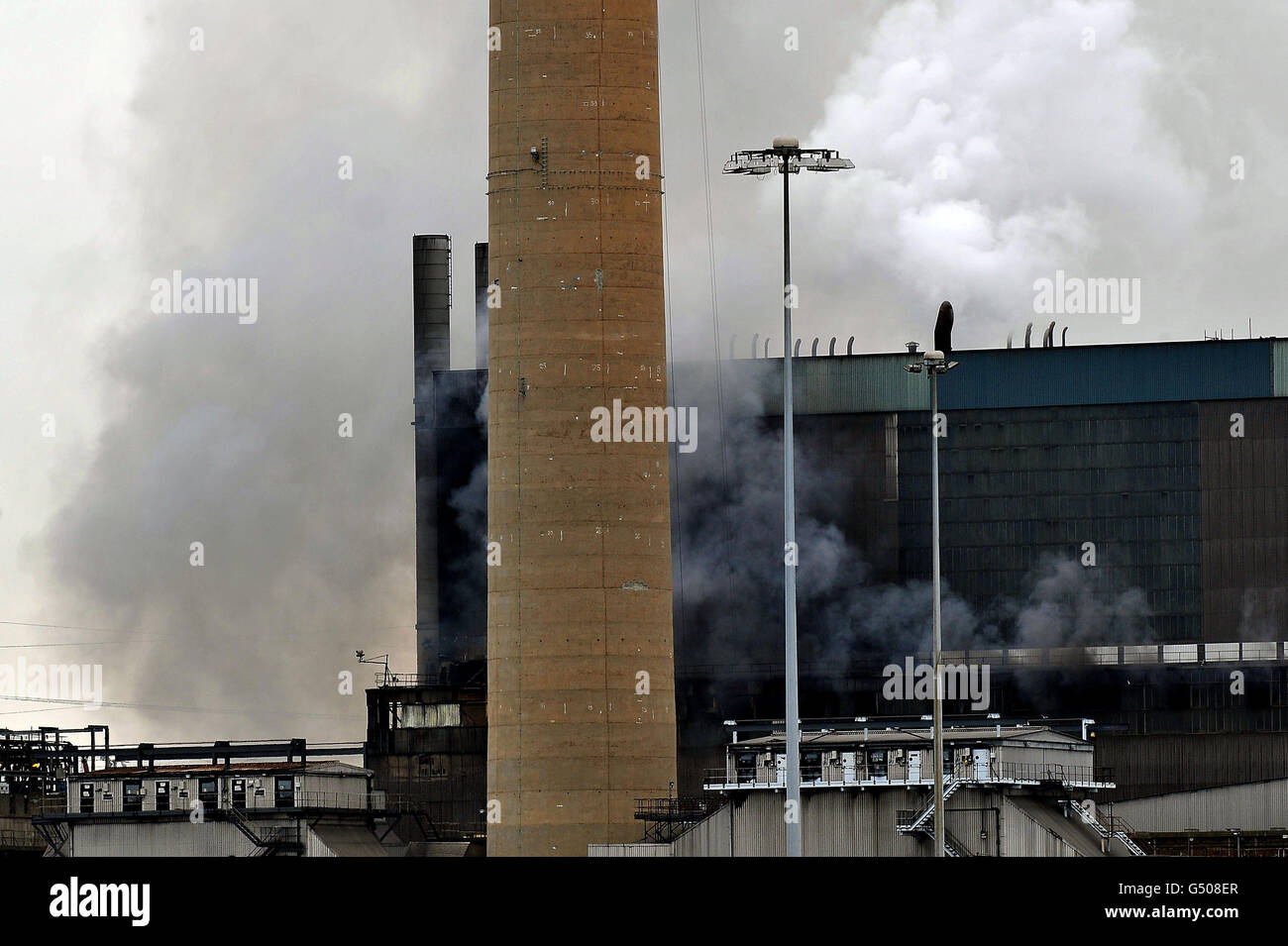 Power station fire Stock Photo - Alamy