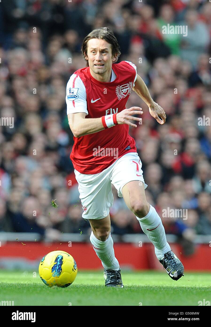Emirates stadium tomas rosicky hi-res stock photography and images - Alamy
