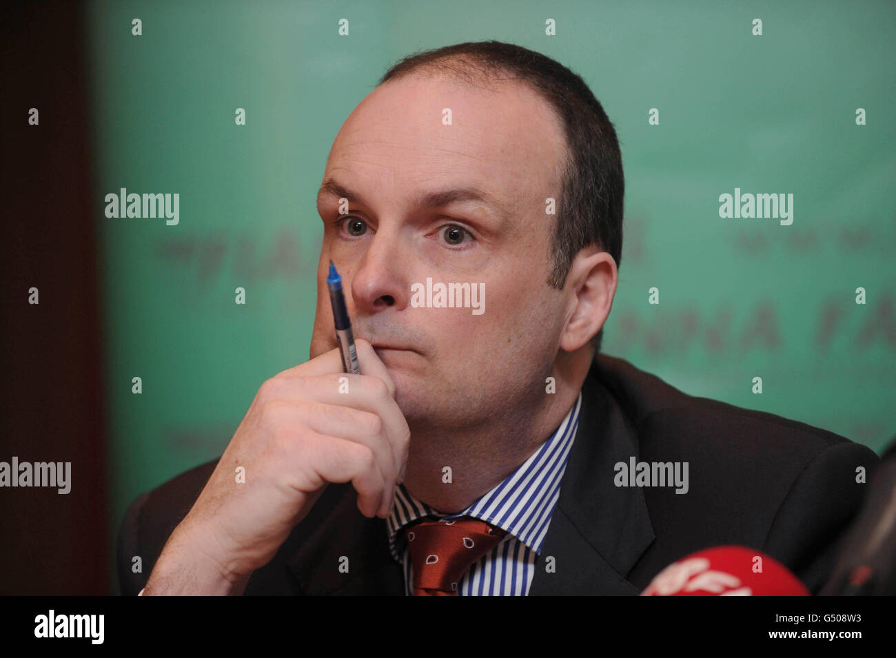 Fianna Fail Ard Fheis programme unveiled Stock Photo - Alamy