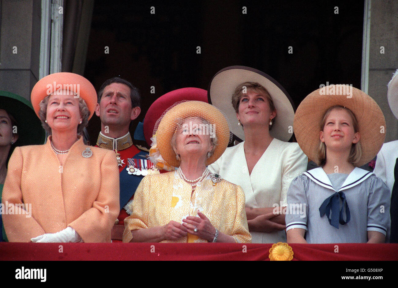 Four generations of the Royal family, L-R : The Queen, The Prince of ...