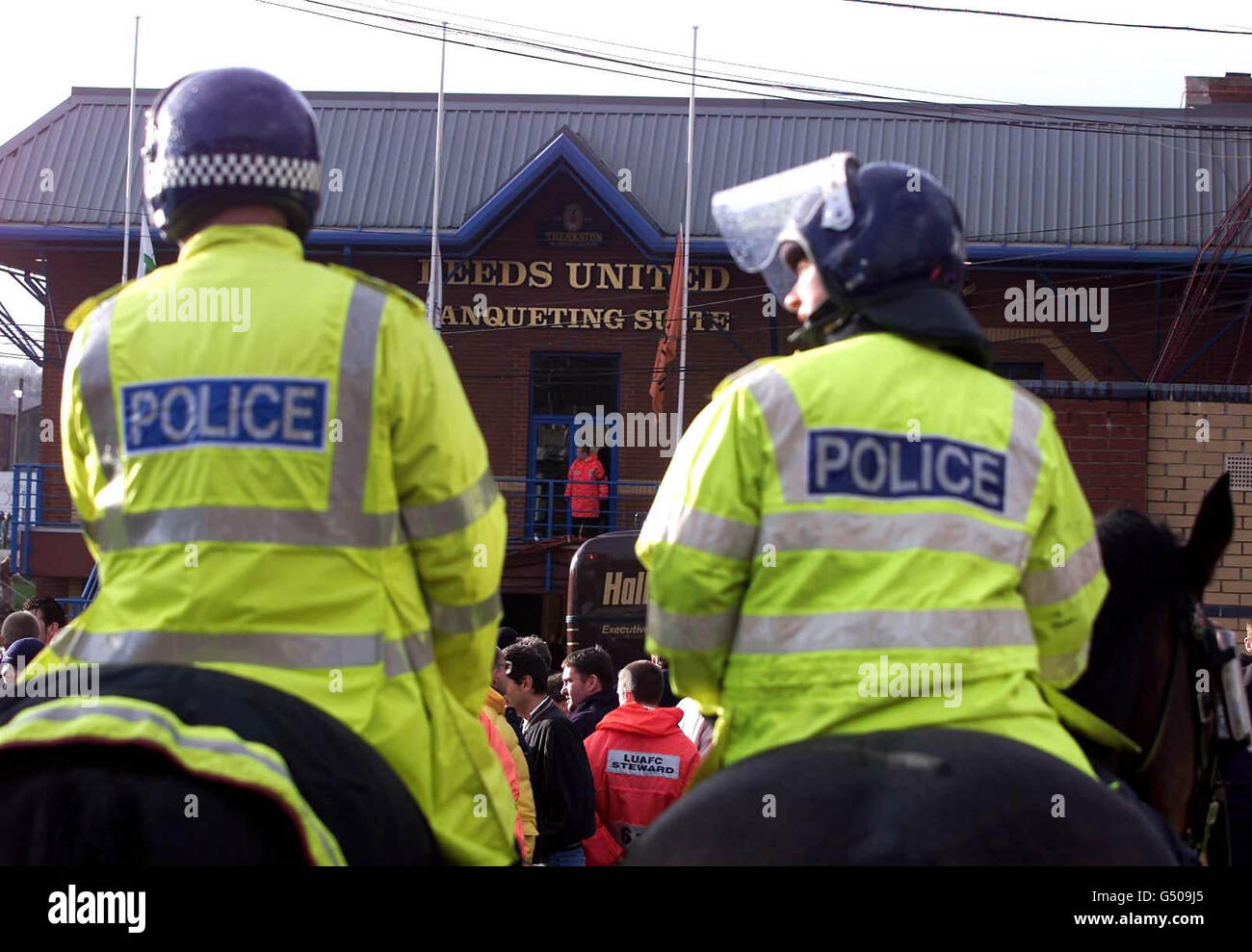 Sport football security mounted police hi-res stock photography and ...