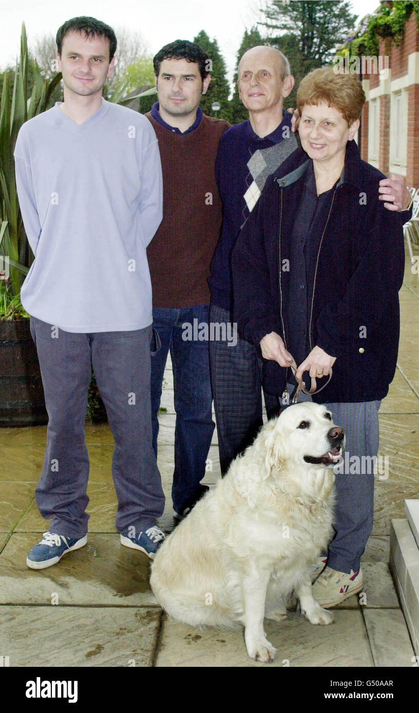 Helicopter crash Family Stock Photo - Alamy