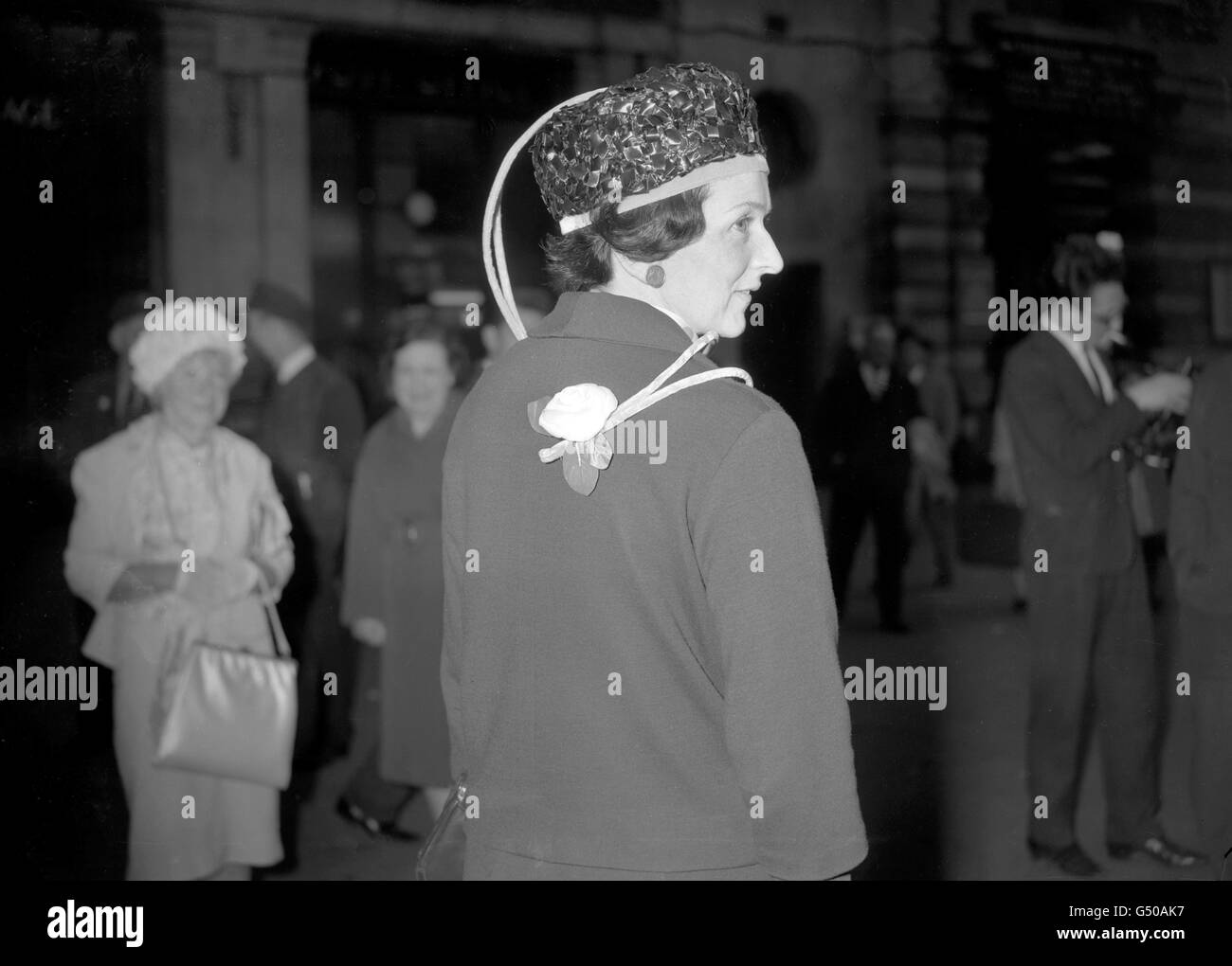 Lady royal ascot Black and White Stock Photos & Images - Alamy