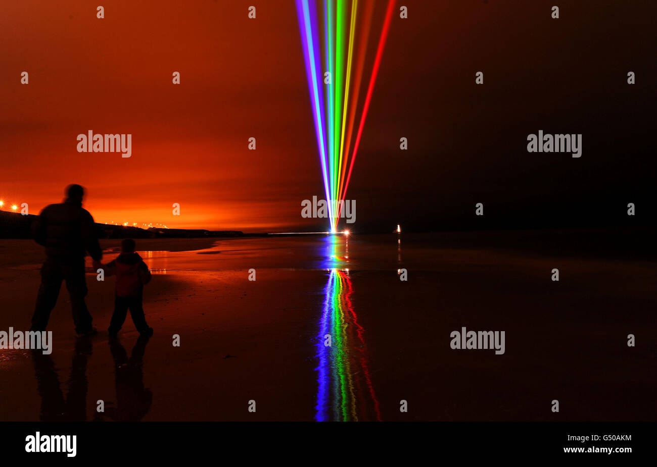 American artist Yvette Mattern's Global Rainbow, which celebrates ...