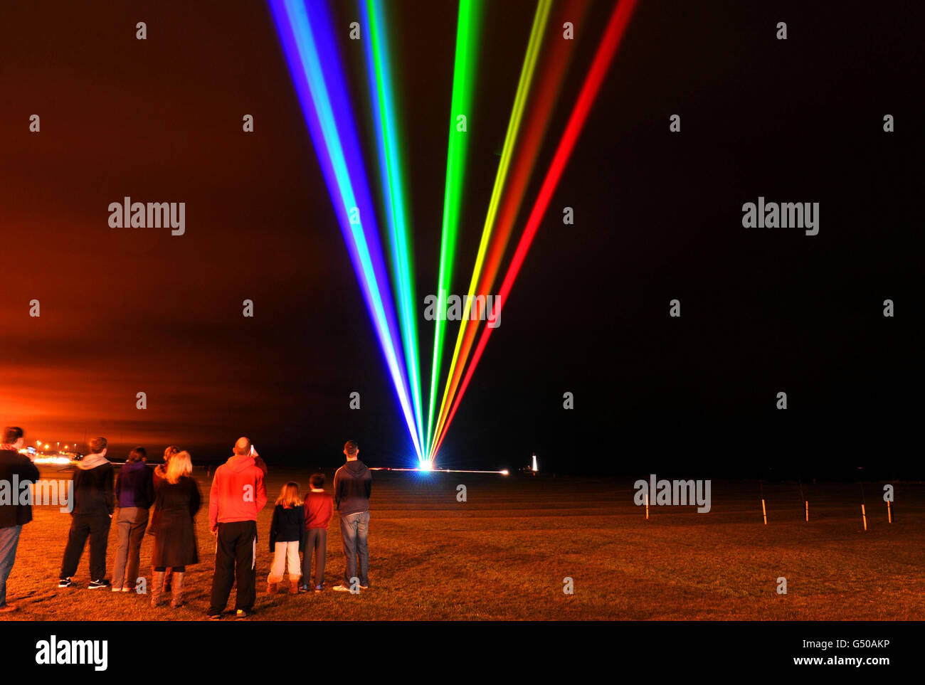 American artist Yvette Mattern's Global Rainbow, which celebrates ...