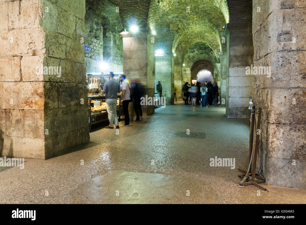 Underneath the Palace, Split UNESCO World Heritage Site, Croatia ...