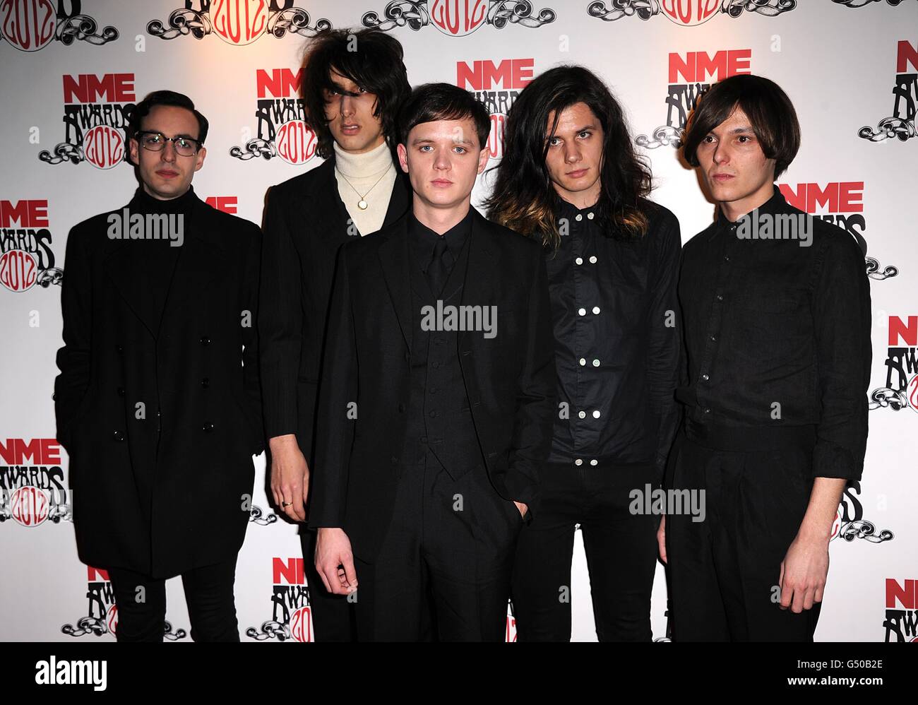 Faris Badwan, Joshua Hayward, Tom Cowan, Rhys Webb and Joe Spurgeon ...