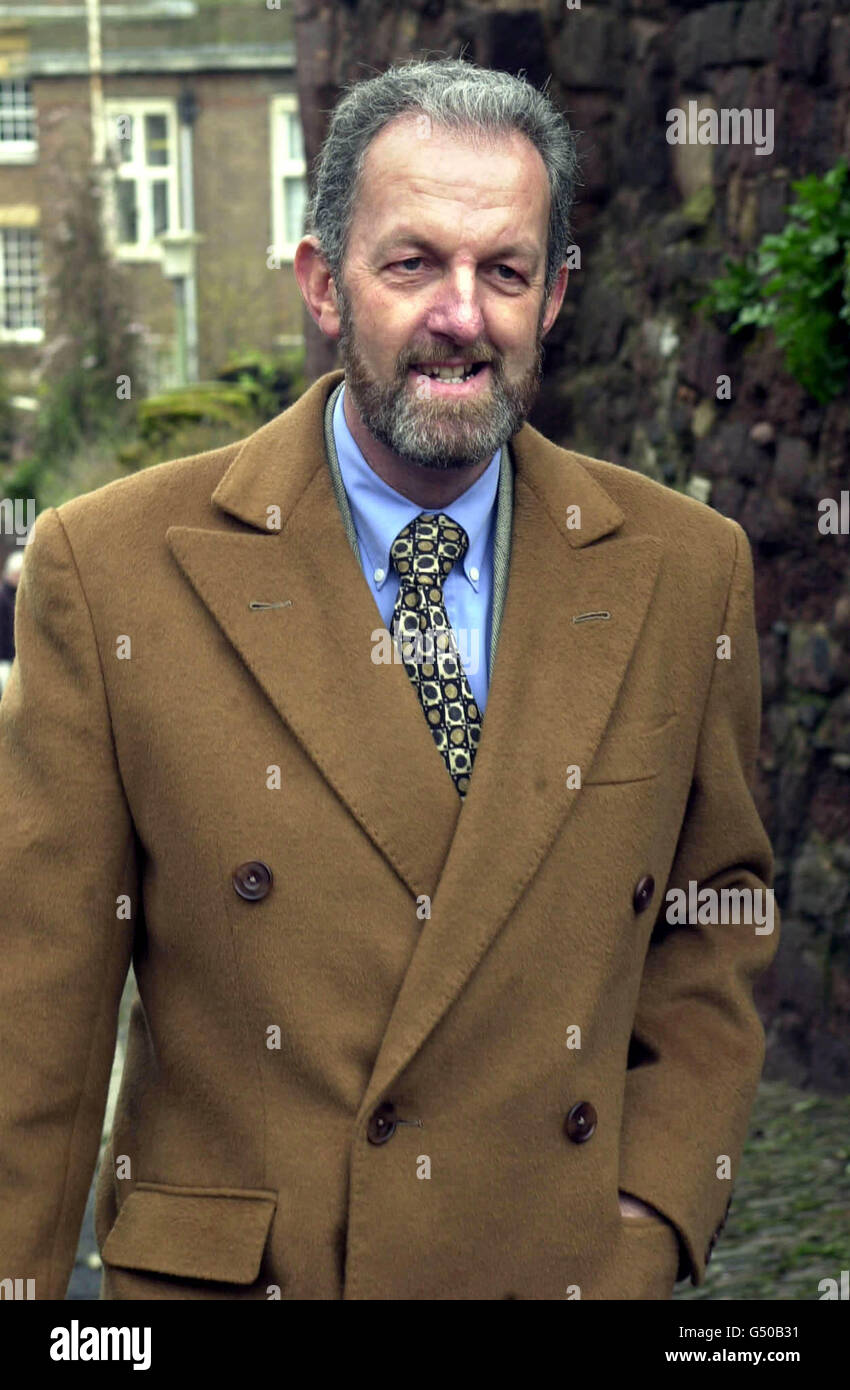Paul Atkinson arrives at Exeter Crown Courtwhere he stands accused i of ...