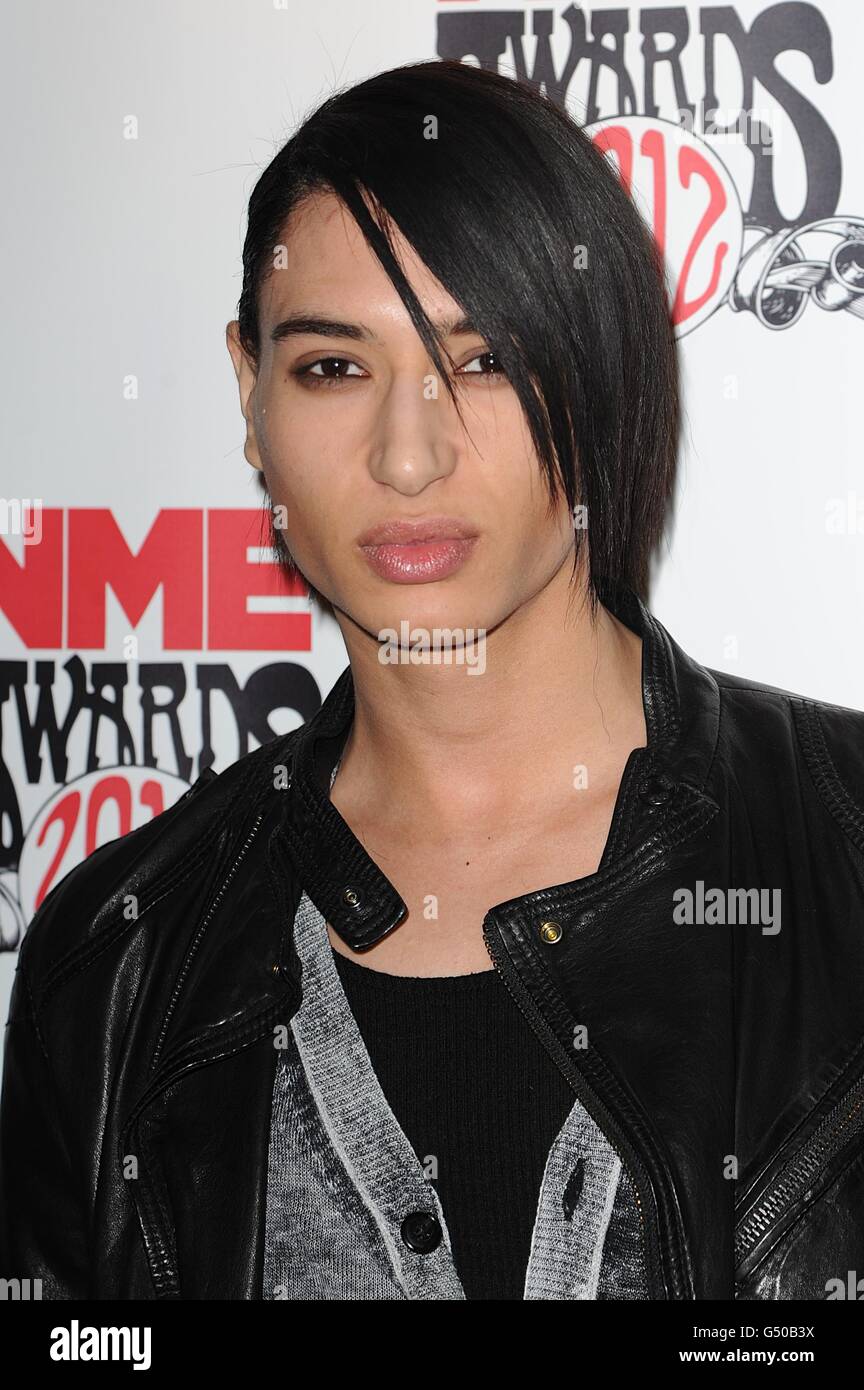 NME Awards 2012 - Arrivals - London. Nat Weller arriving for the 2012 ...