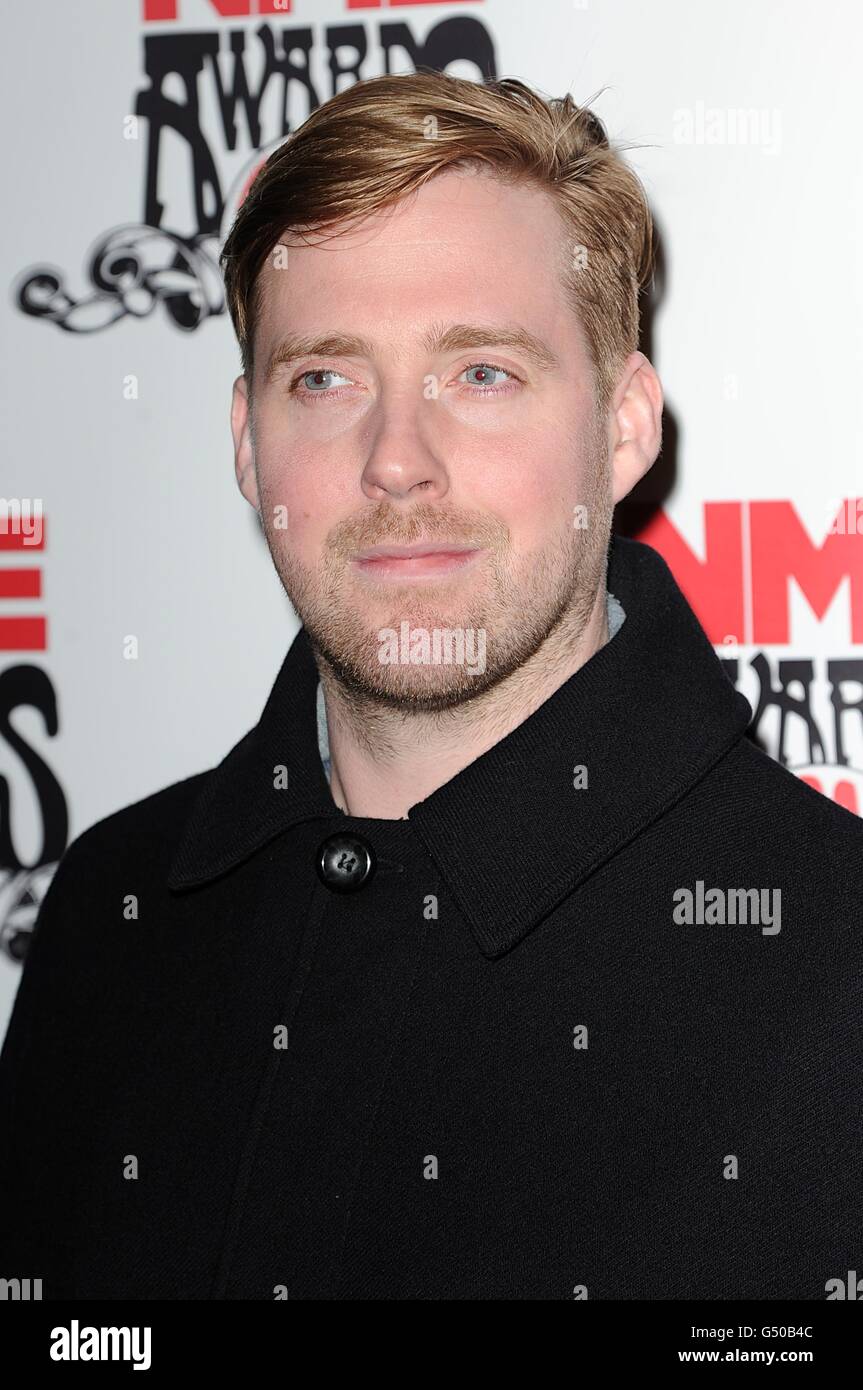 Ricky Wilson of The Kaiser Chiefs arriving for the 2012 NME Awards at ...
