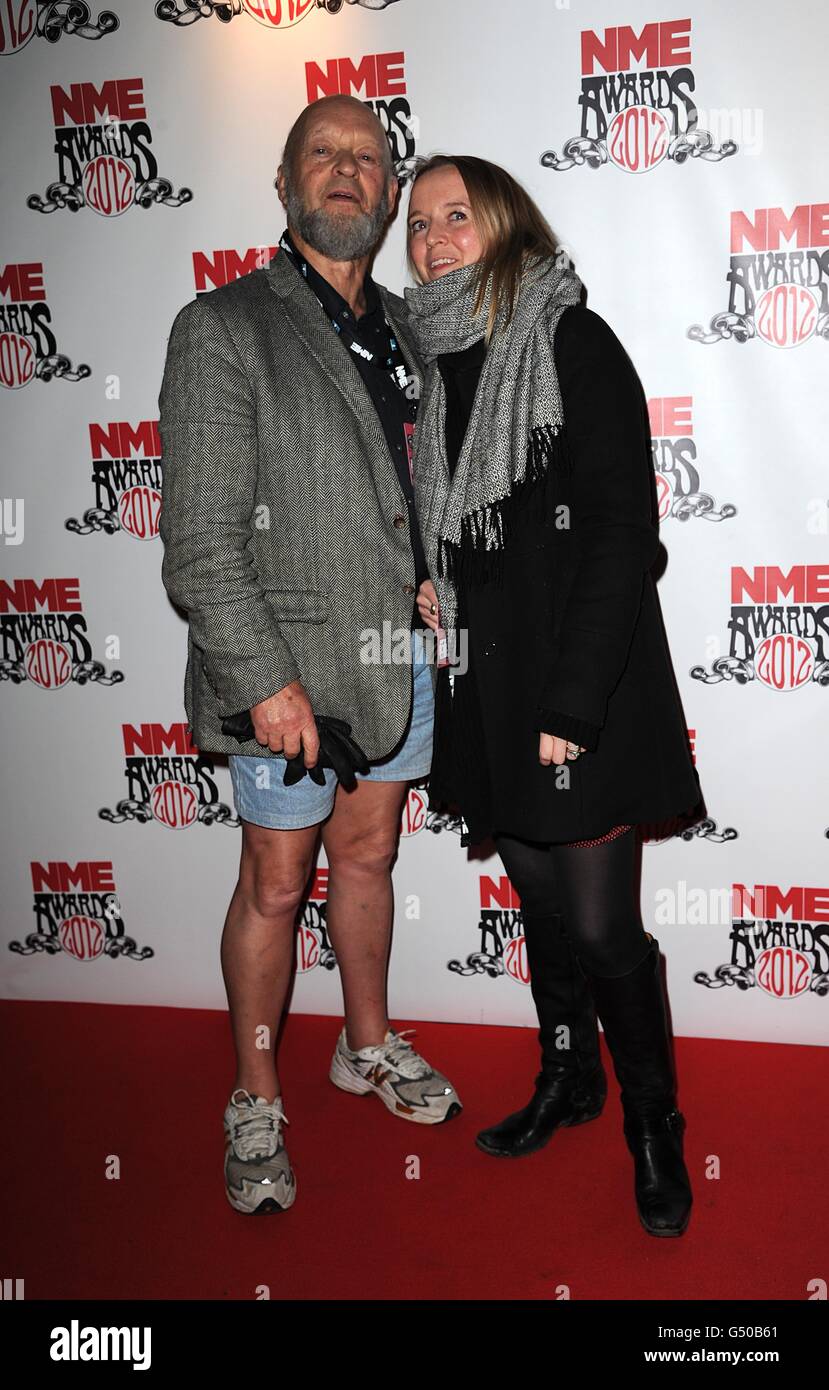 Michael eavis daughter emily arriving 2012 nme o2 brixton academy hi ...