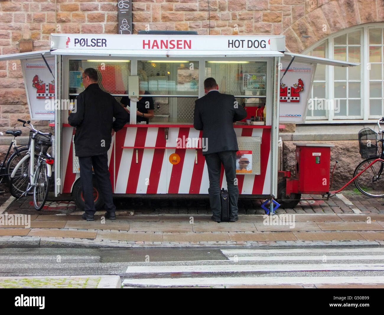 Copenhagen street food stall hi-res stock photography and images - Alamy