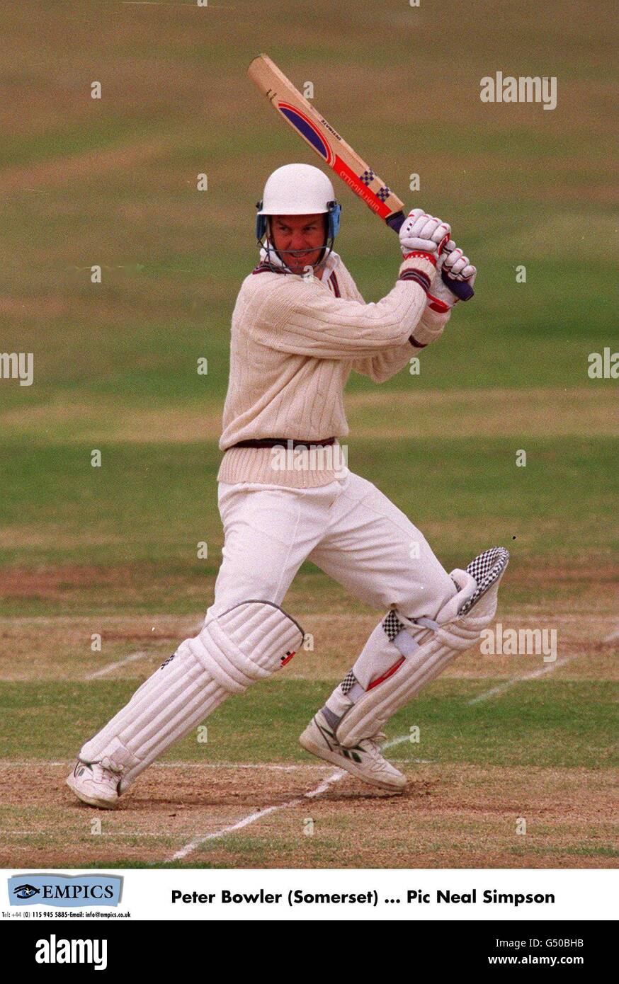 CRICKET. PETER BOWLER - SOMERSET Stock Photo - Alamy