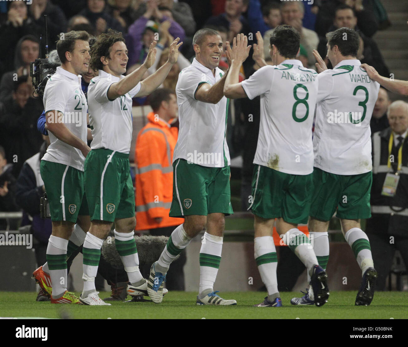 Soccer international friendly republic of ireland czech republic aviva ...