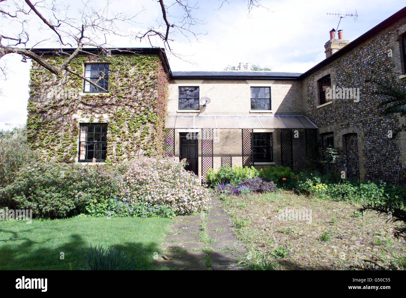 Crime celebrity exterior of home house attacked hi-res stock ...