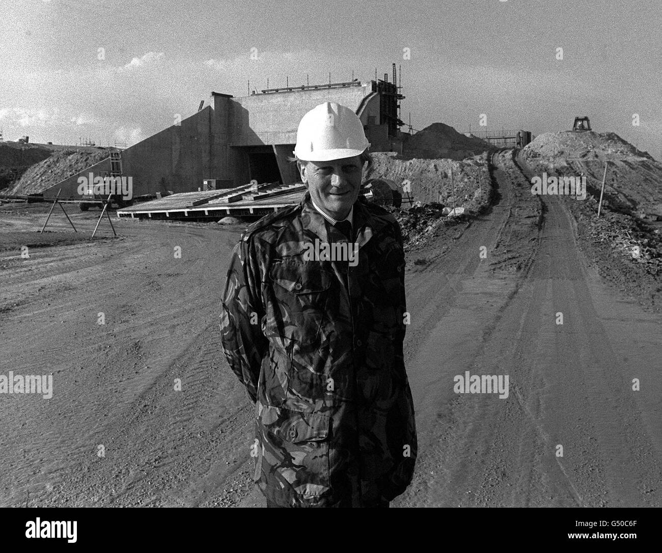 Heseltine Greenham Common base Stock Photo - Alamy