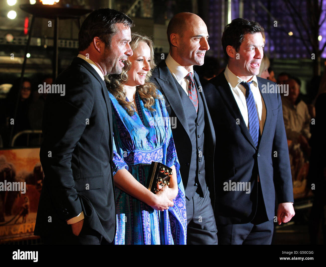 (Left to right) James Purefoy, Samantha Morton, Mark Strong and Dominic ...
