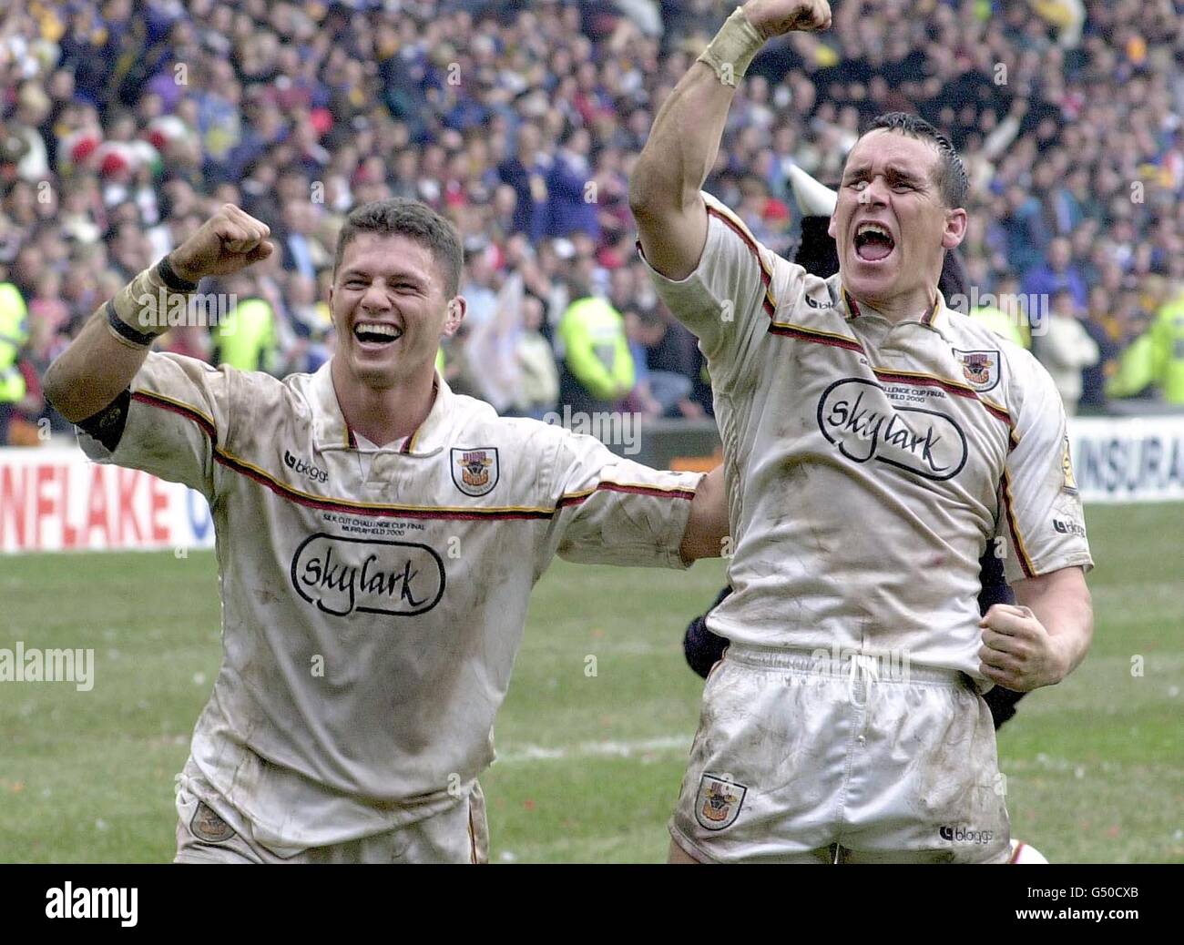 Sport rugby league shouting laughing cheering stuart spruce henry paul ...