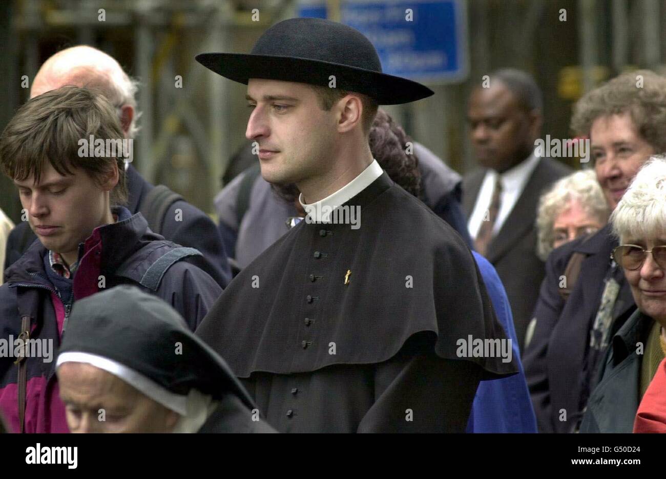 Father Alex Hill of All Saints, Notting Hill, London, with fellow ...