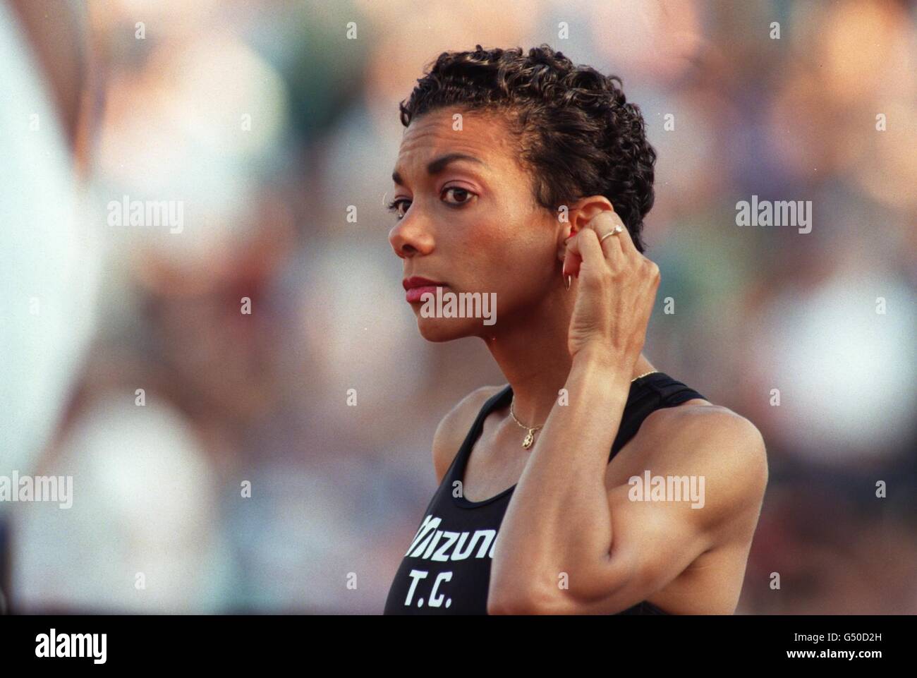 ATHLETICS - KP GAMES. REGINA JACOBS, USA ****PORTRAIT Stock Photo - Alamy