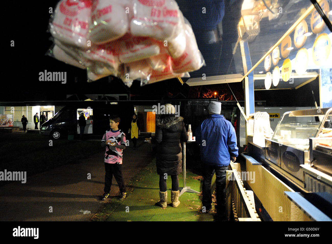 Candy floss van fast food grill hi-res stock photography and images - Alamy