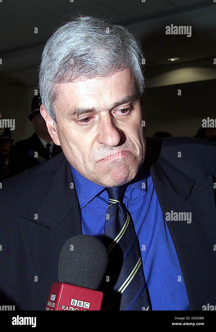 Leeds United football club chairman Peter Ridsdale arrives at Leeds ...