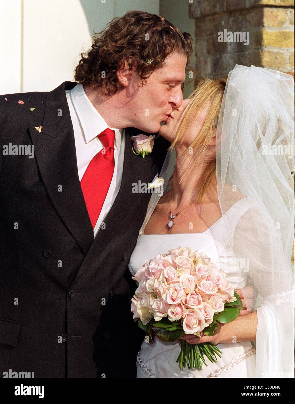 Celebrity Chef Marco Pierre White with his wife Mati Conejero after ...