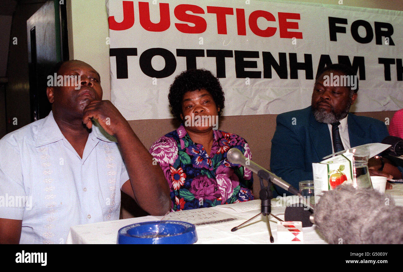 The parents of winston silcott hi-res stock photography and images - Alamy