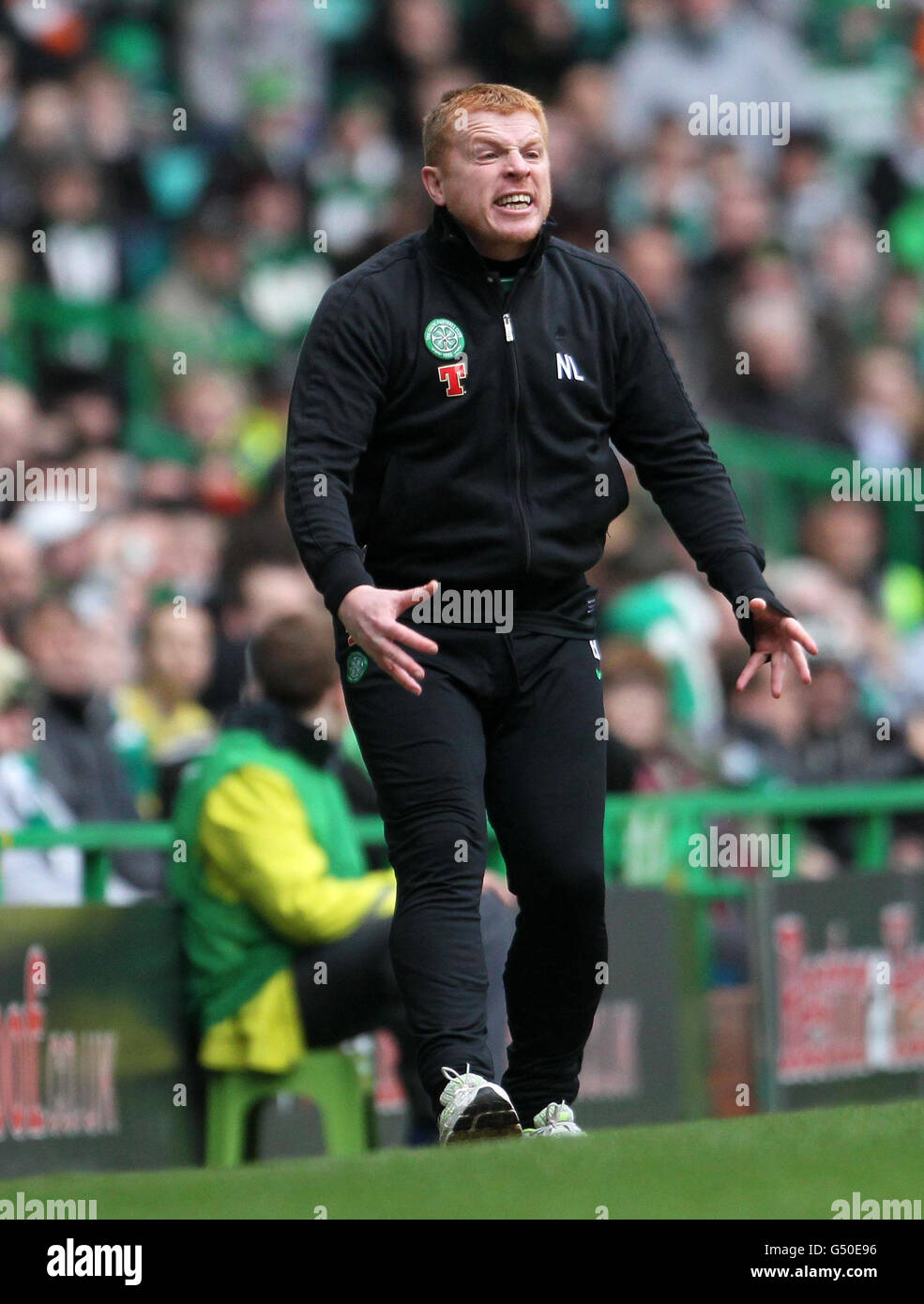 Celtic's manager Neil Lennon during the Clydesdale Bank Scottish ...