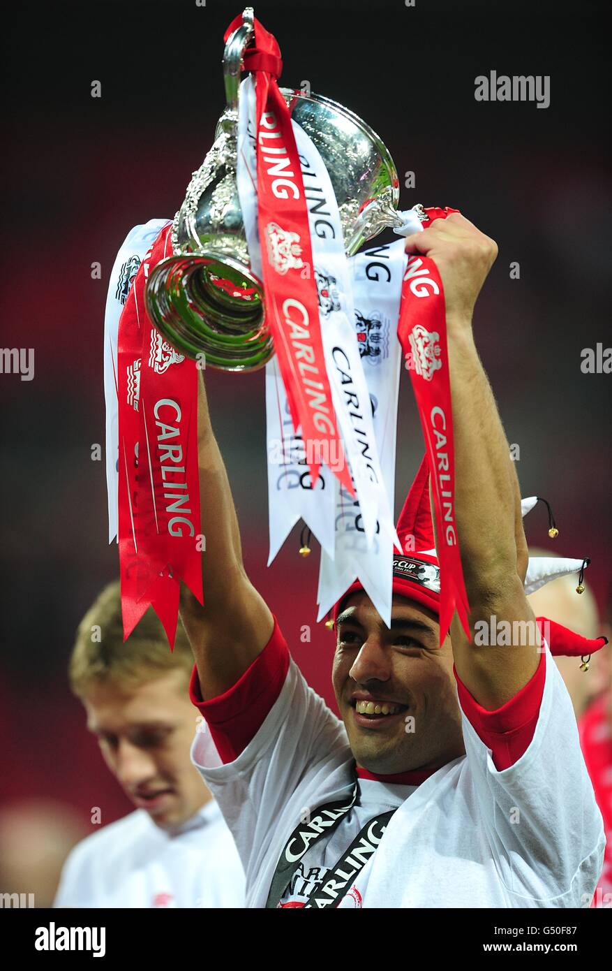 Luis suarez trophy hi-res stock photography and images - Alamy