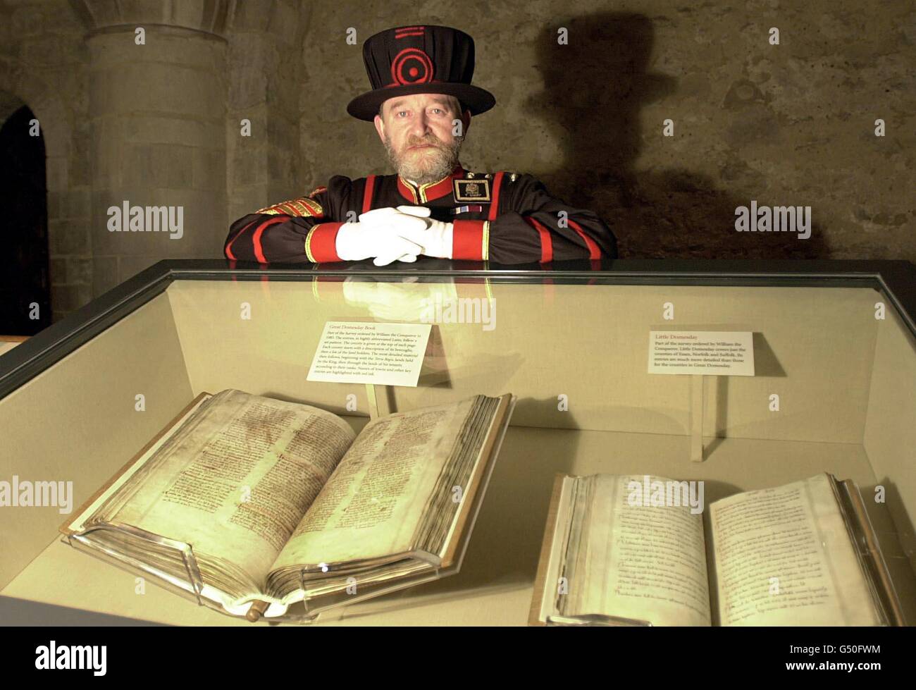The Chief Yeoman warder Tom Sharp at the Tower of London, with the ...