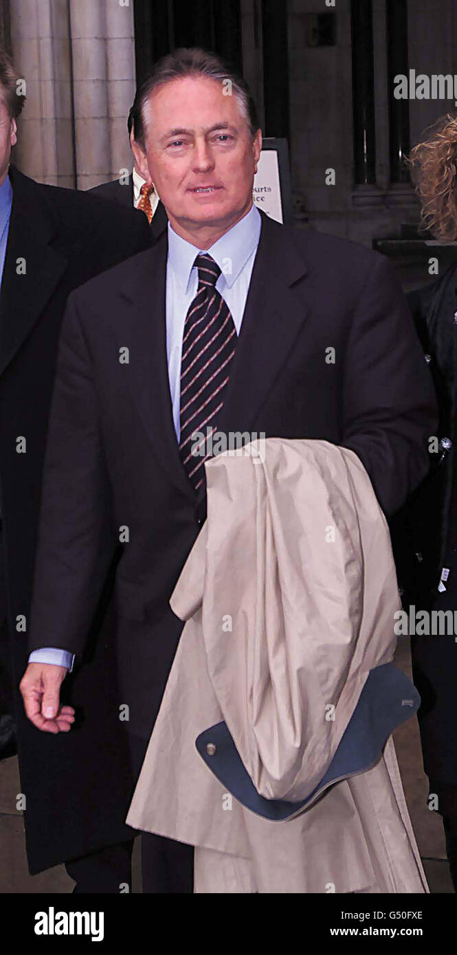 Former club director Stuart Webb departing the High Court in London ...