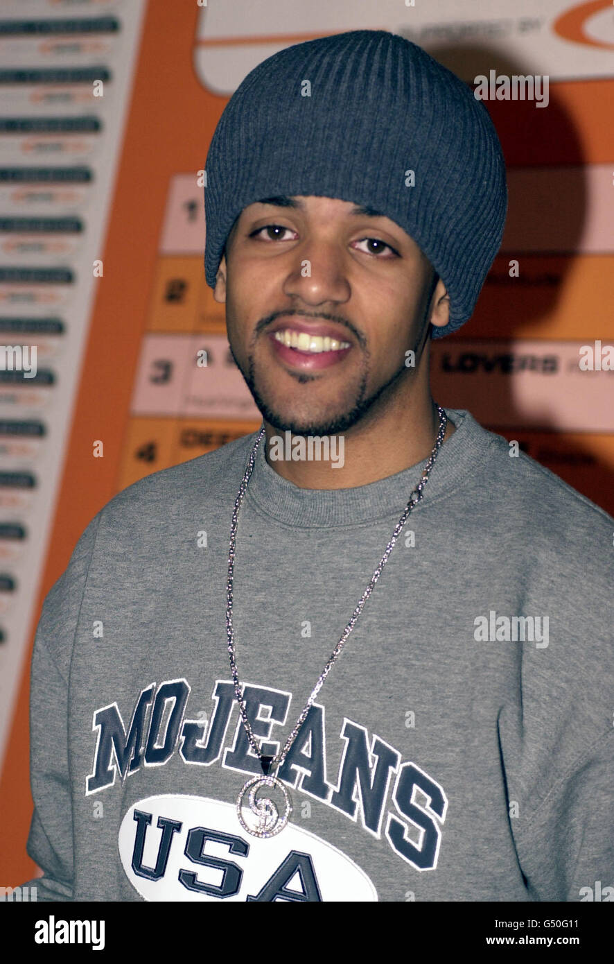 Pop singer Craig David, whose song 'Fill Me In' is the current number ...