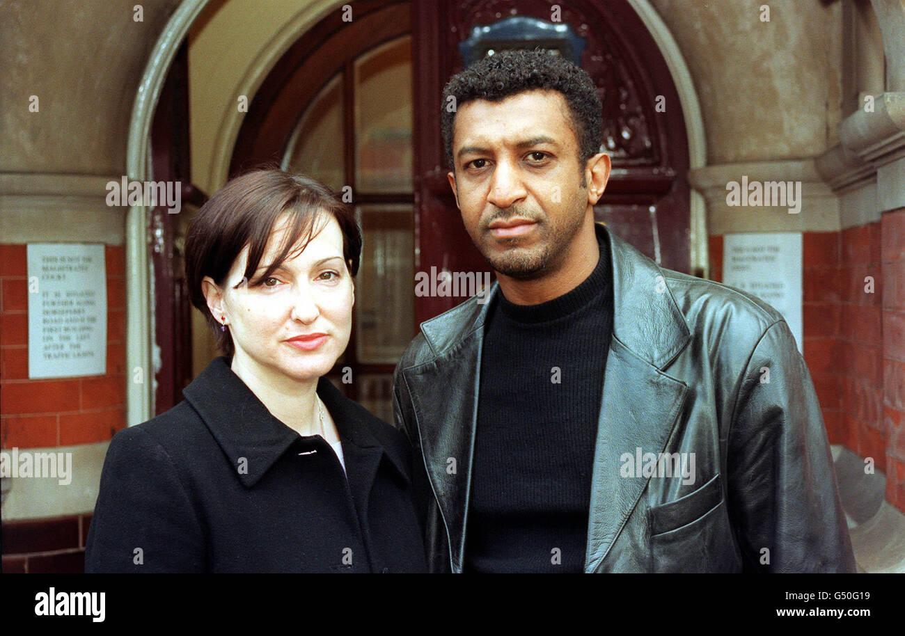 Cleo Scott with Mikey Craig, bass player in the pop group Culture Club ...