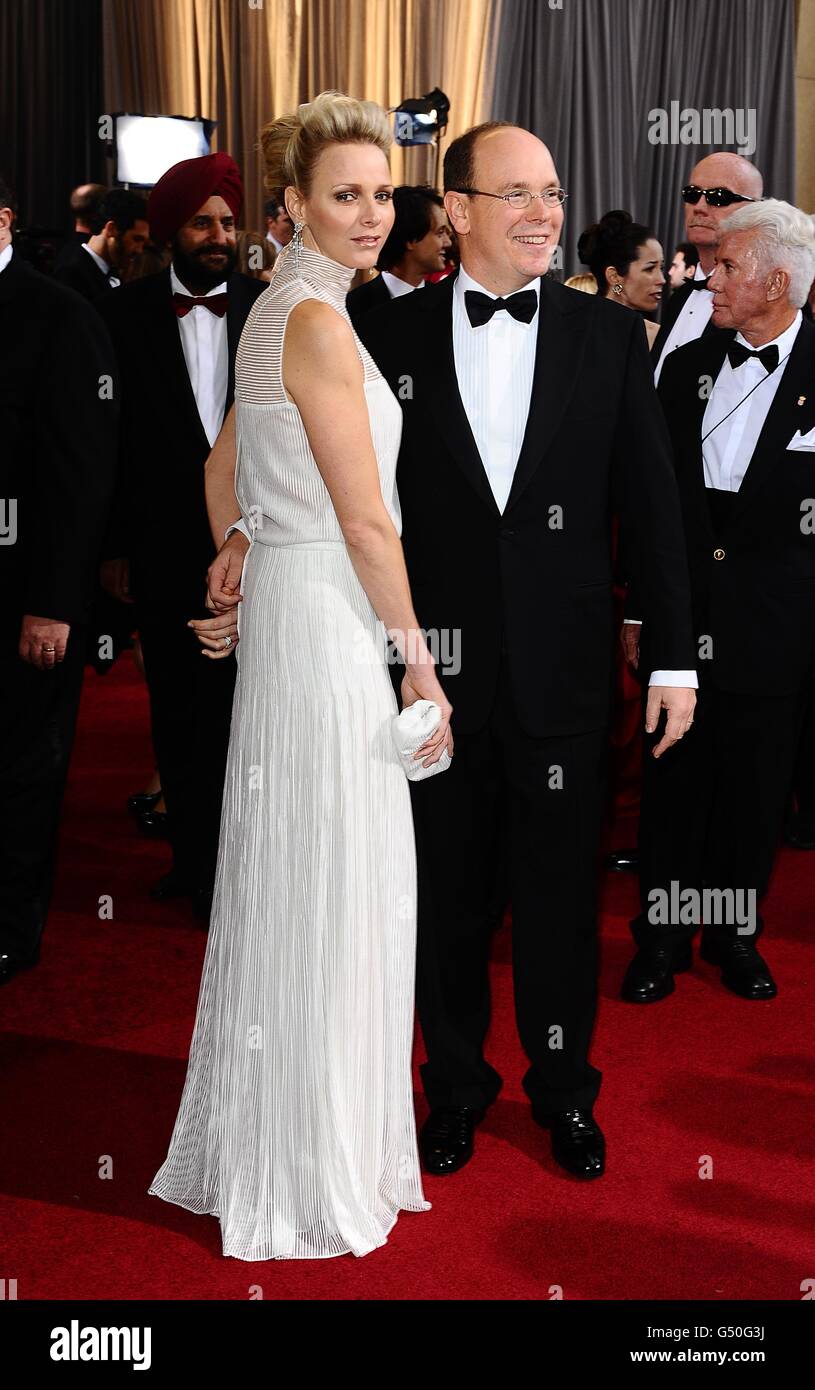 Charlene Wittstock and Prince Albert of Monaco arriving for the 84th ...