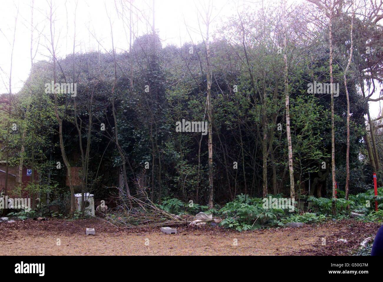 A general view of Bleak House, the dilapidated farmhouse in Emneth ...