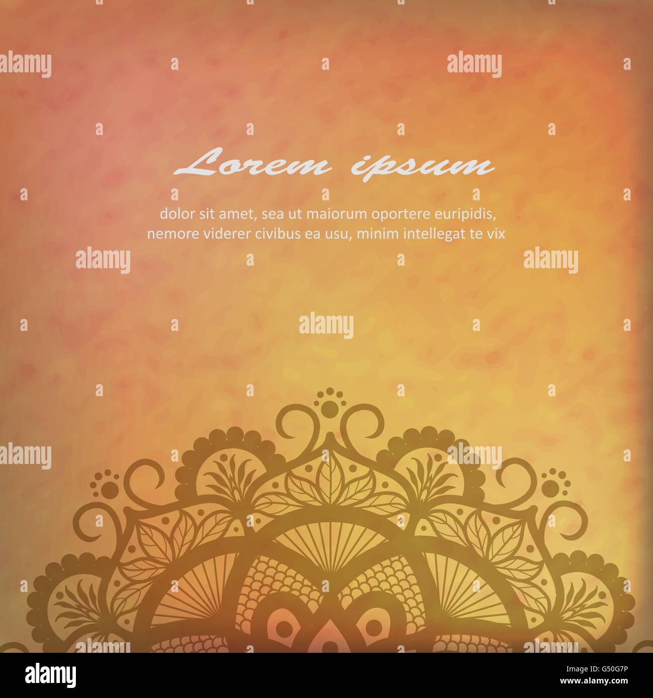Vector Beautiful Deco Mandala Stock Vector Image & Art - Alamy