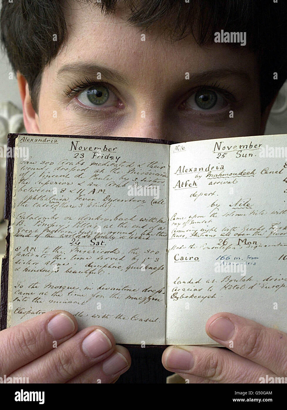 Florence nightingale diary hi-res stock photography and images - Alamy
