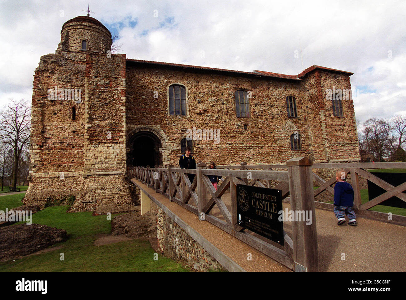 Colchester Castle.. The entrance to Colchester Castle Stock Photo - Alamy