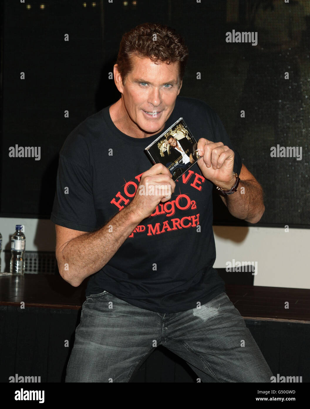 David Hasselhoff during a photo call for his album entitled 'This Time ...